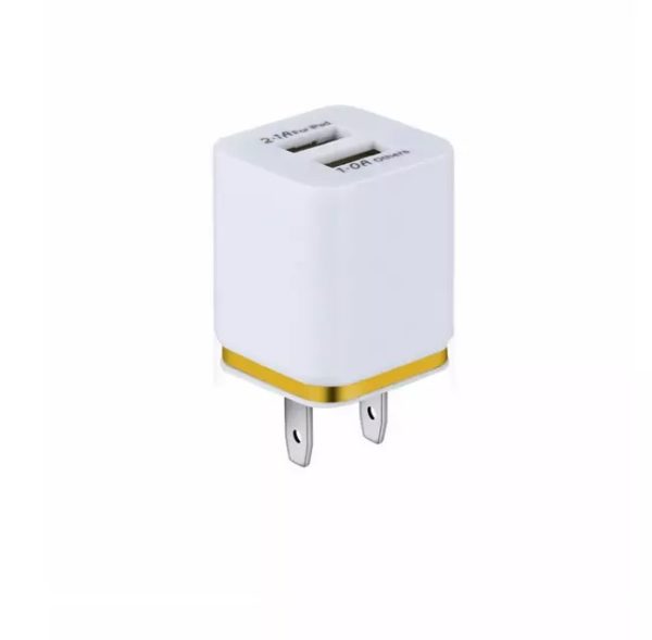 Dual Wall Chargers Gold - The Phone Tailor
